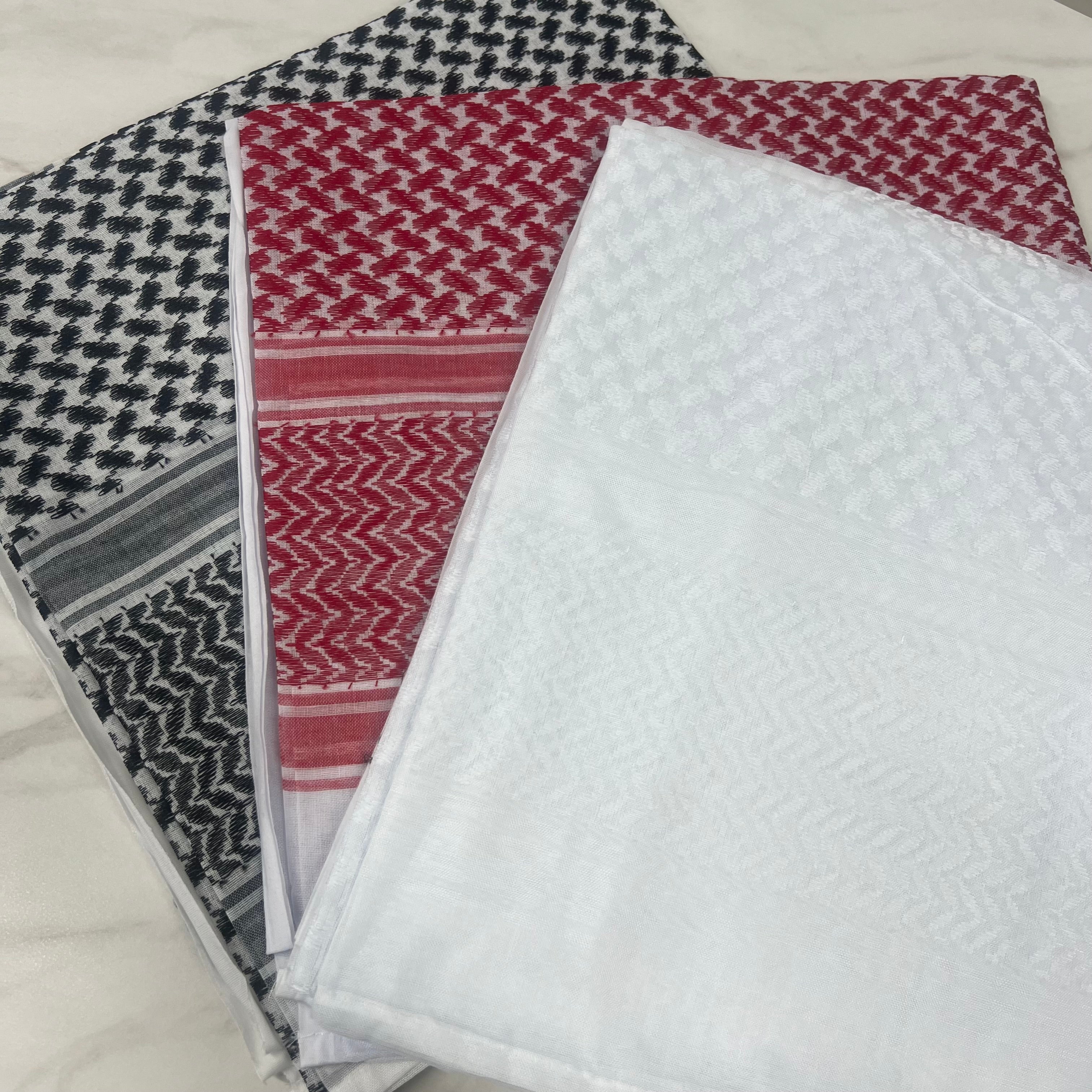 Shemagh Keffiyeh Imamaad Arab Scarf Turban for Men – Basir Collection